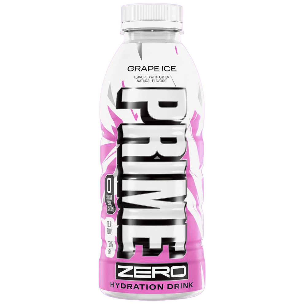 NEW 🍇🧊 Grape Ice Zero PRIME Hydration 500ml (16.9 fl oz) – Candy Creations
