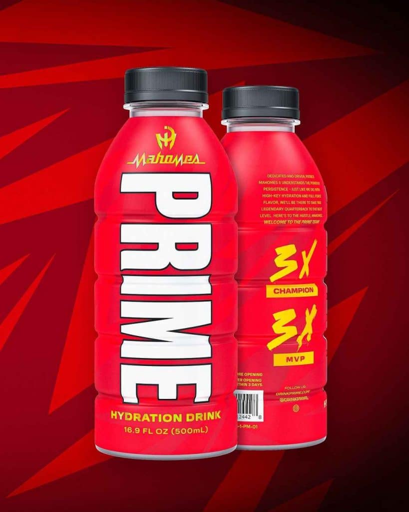 Patrick Mahomes RED Limited Edition PRIME Hydration - Candy Creations