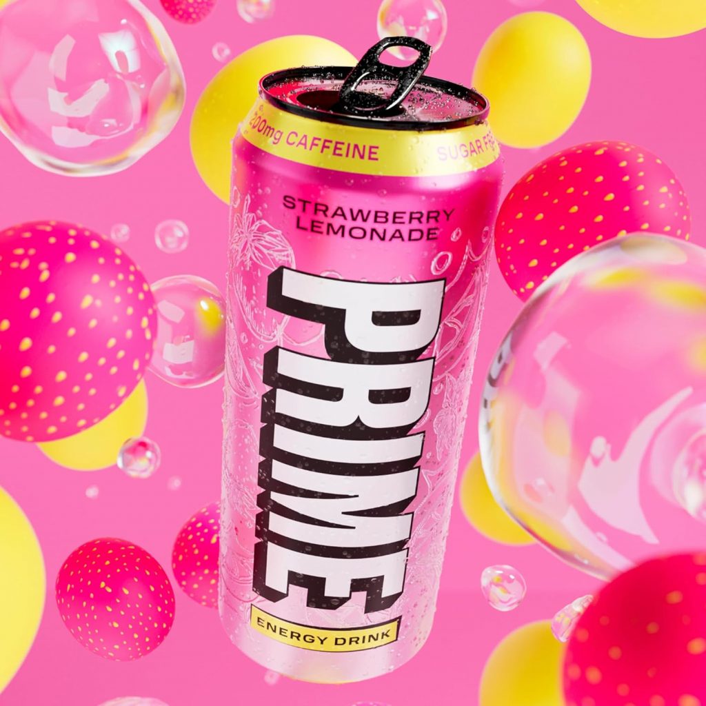 Strawberry Lemonade PRIME Energy Revealed - Candy Creations